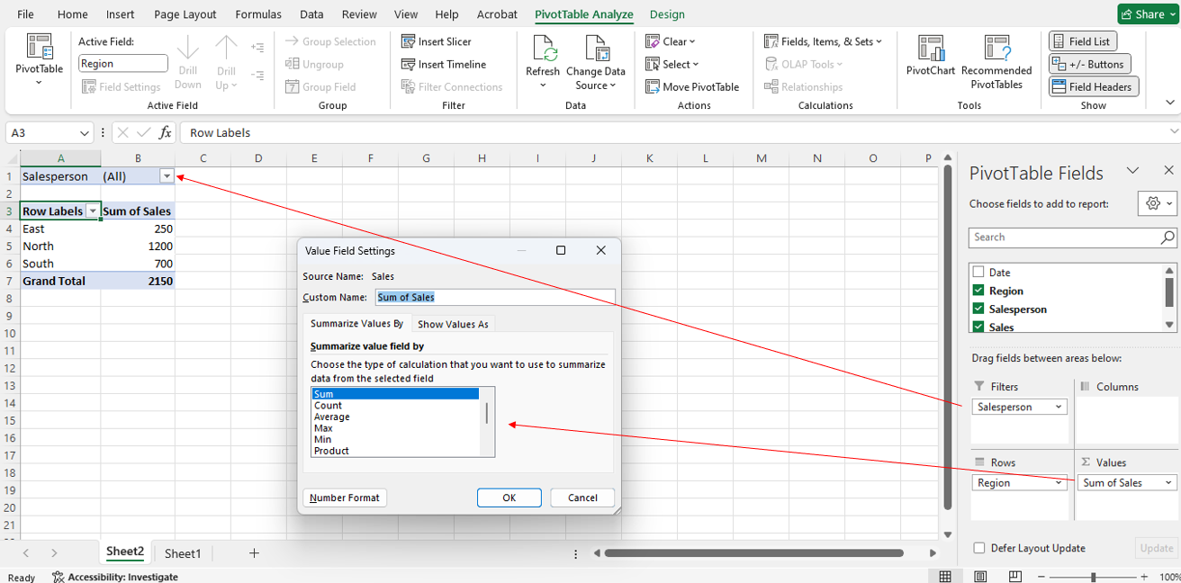 How to Perform Data Analysis Using Pivot Table